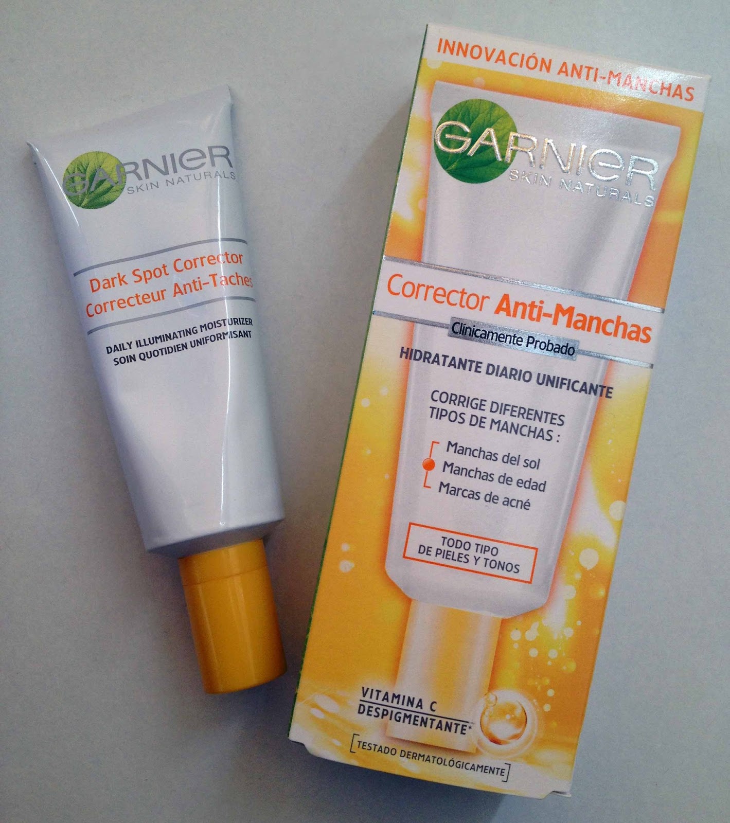 Macarons & Purpurinas: Corrector Anti-Manchas da Garnier