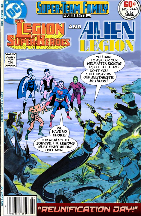 Super-Team Family: The Lost Issues!: Legion of Super-Heroes and Alien Legion