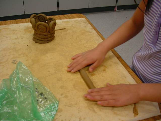 Mrs. Knight's Smartest Artists: 3rd grade coil pots, first load ...