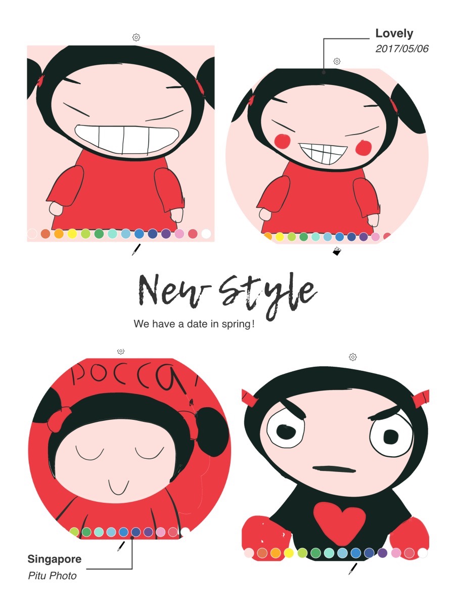 Xin Yi's Page: Pucca character I draw