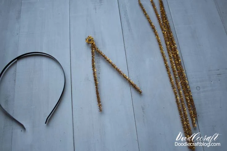 DIY: Pipecleaner Crown Headband