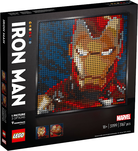 LEGO Art Series features Marvel and Star Wars Characters Pixelated ...