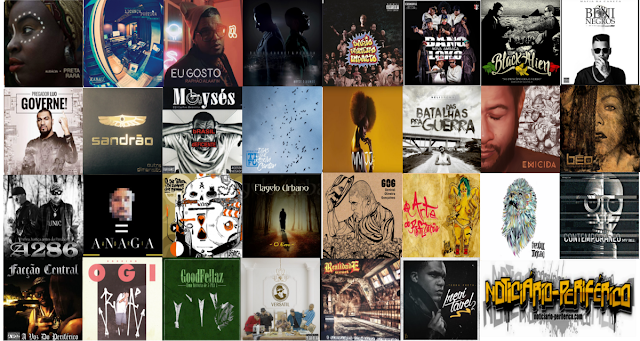 30 melhores albuns de rap de 2015,segundo o Noticiario Periferico