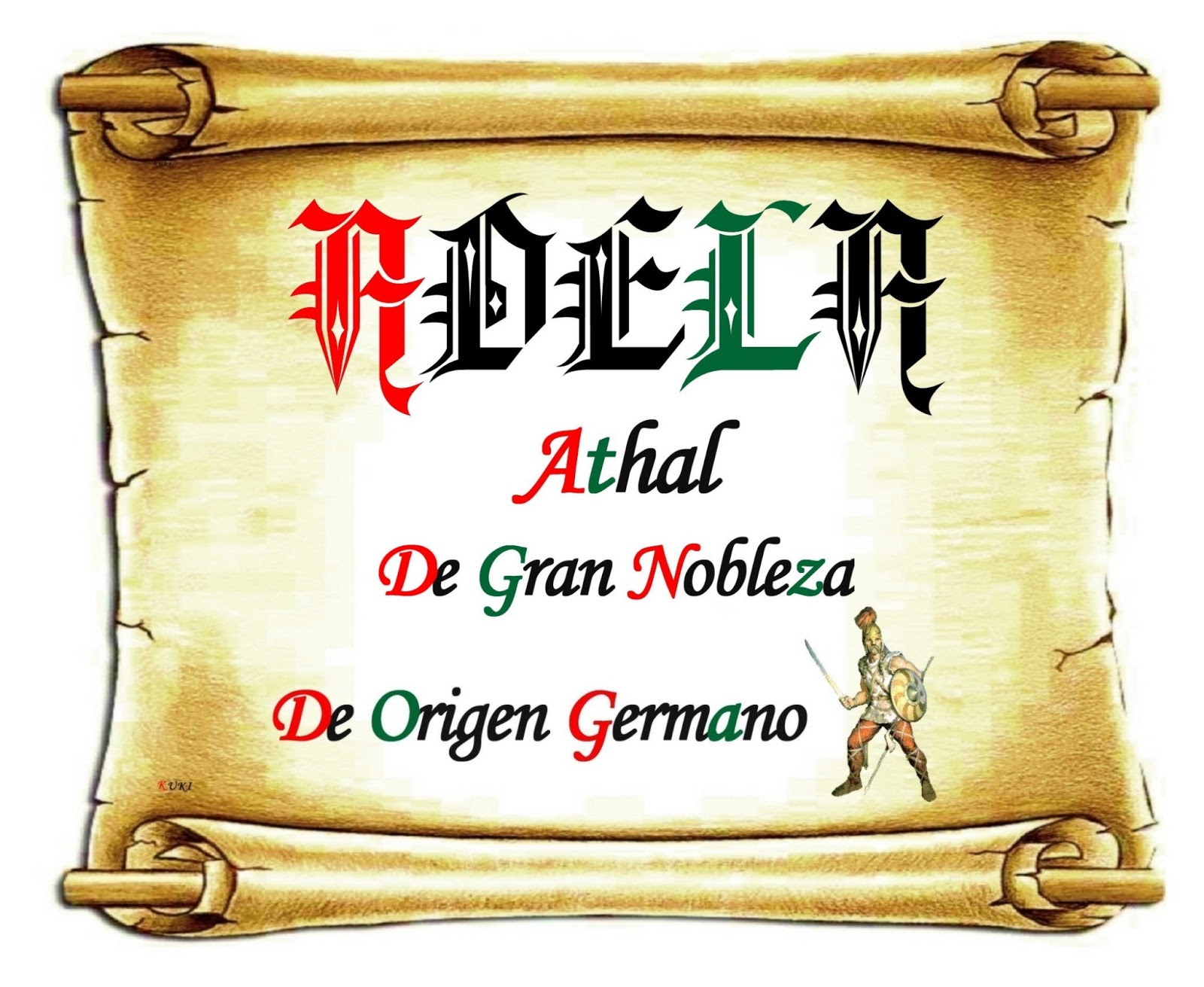 El origen de los nombres: Adela