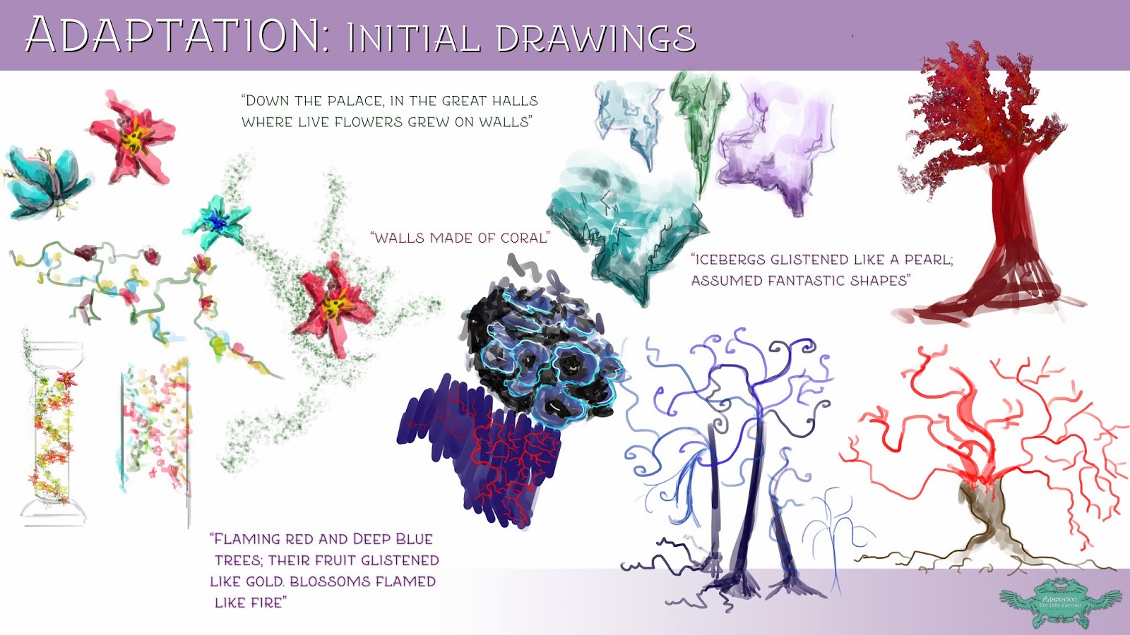Vikki Kerslake: Adaptation: initial drawings
