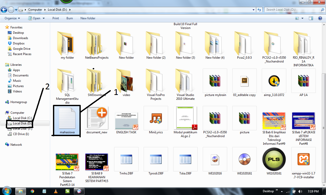 Dunia Komputer: Menghapus File dan Folder Dengan Ms.Dos