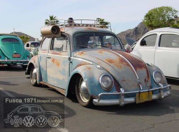 FUSCA 1971: Visual "Rat Look"