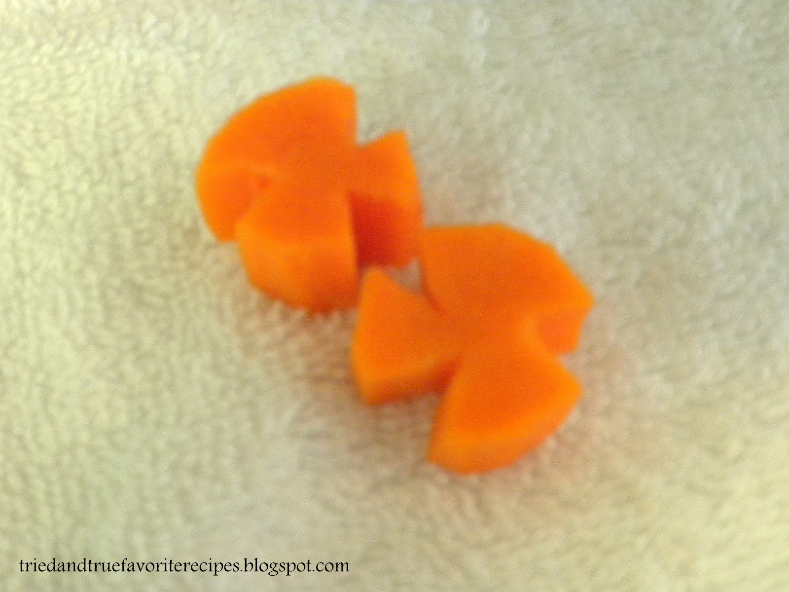 Tried and True Favorite Recipes: Crudites - Fruit and veggie garnishes,