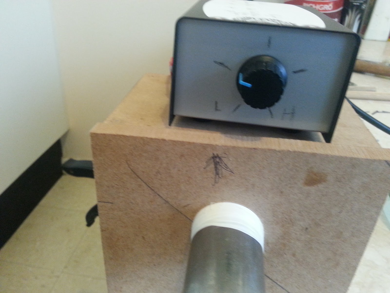 Luke's 3d Printing: Temperature test 1