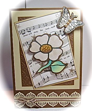My Buttons n'Bows: Vintage Sheet Music Card