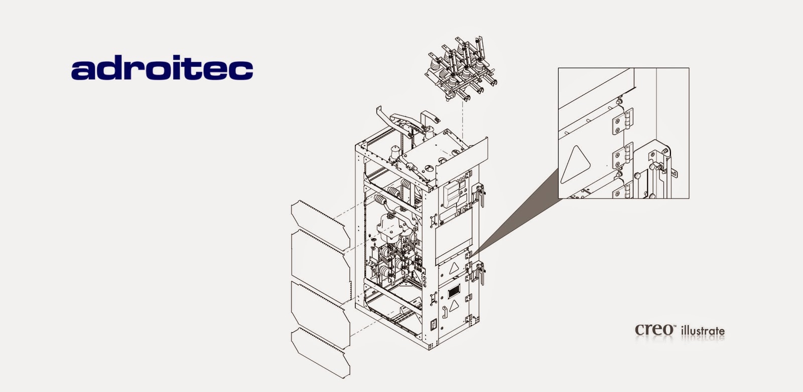 Adroitec Engineering Solutions Pvt Ltd: Technical Illustration Solution Snapshot- PTC Creo ...