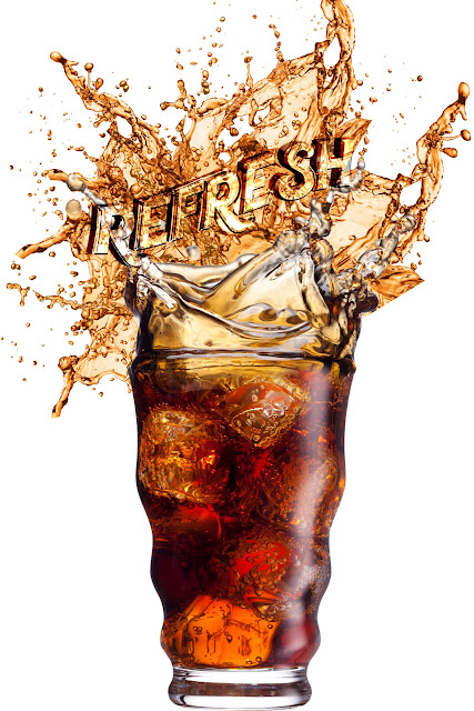KimsArt & Graphic Design: WEEK #3: FINAL COMPLETE-Coke Text Splash Image