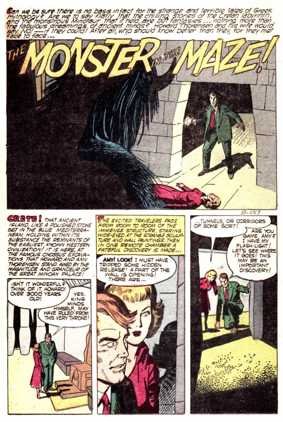 THE HORRORS OF IT ALL: The Monster in the Maze!