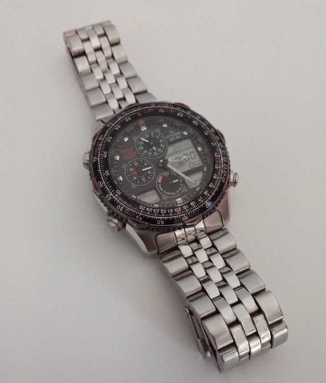 militarywatch: SOLD : Citizen World Time Quartz - Pilot Watch JN0004-51E