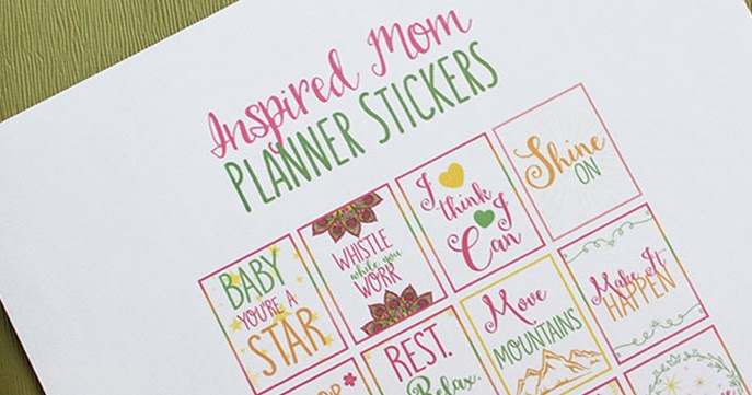 Free Printable Inspirational Quote Planner Stickers for Women | Sunny ...
