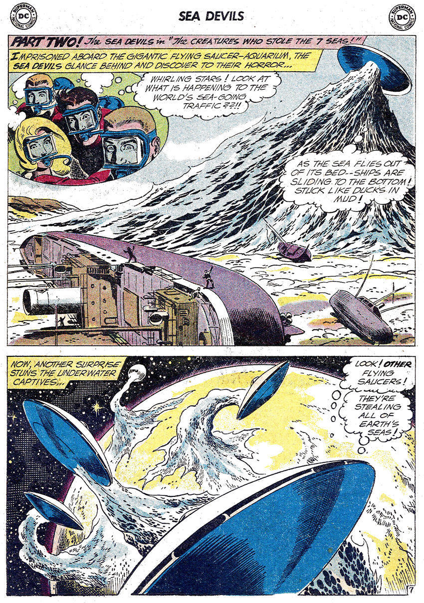 Pappy's Golden Age Comics Blogzine: Number 1648: Sea Devils, alien ...
