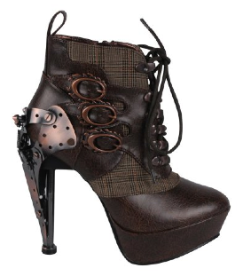 Steampunk Fashion Guide: I WANT IT! Steampunk Oxford Ankle Boots