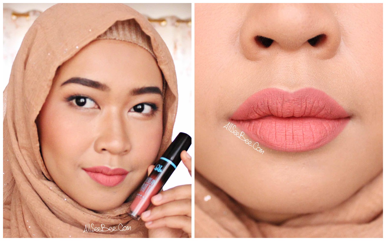 [Review] QL Cosmetic Lipcream Matte Nude Series dan Eyebrow Cream