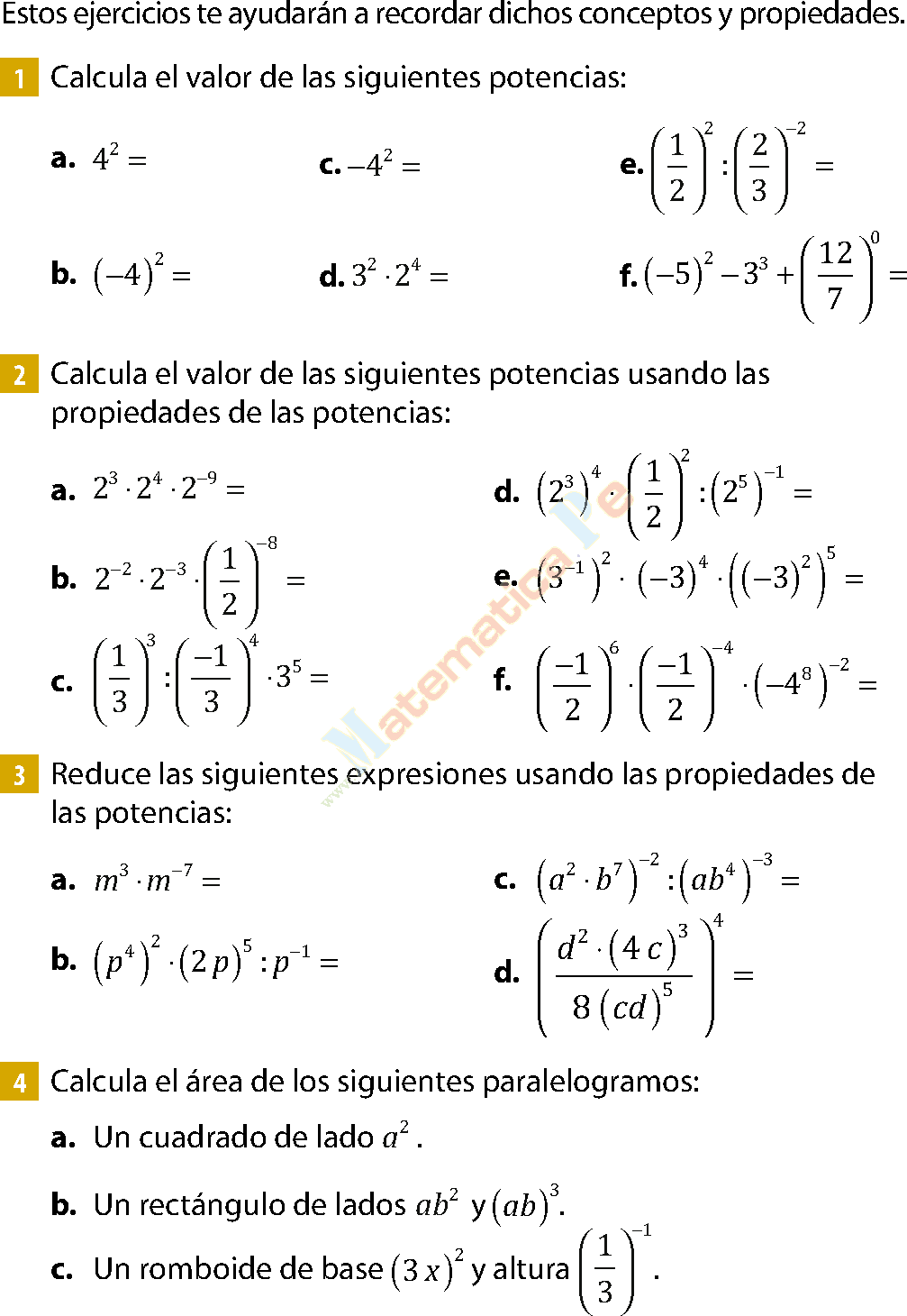 RAÍCES Y FUNCIÓN RAÍZ CUADRADA EJERCICIOS RESUELTOS DE SECUNDARIA PDF