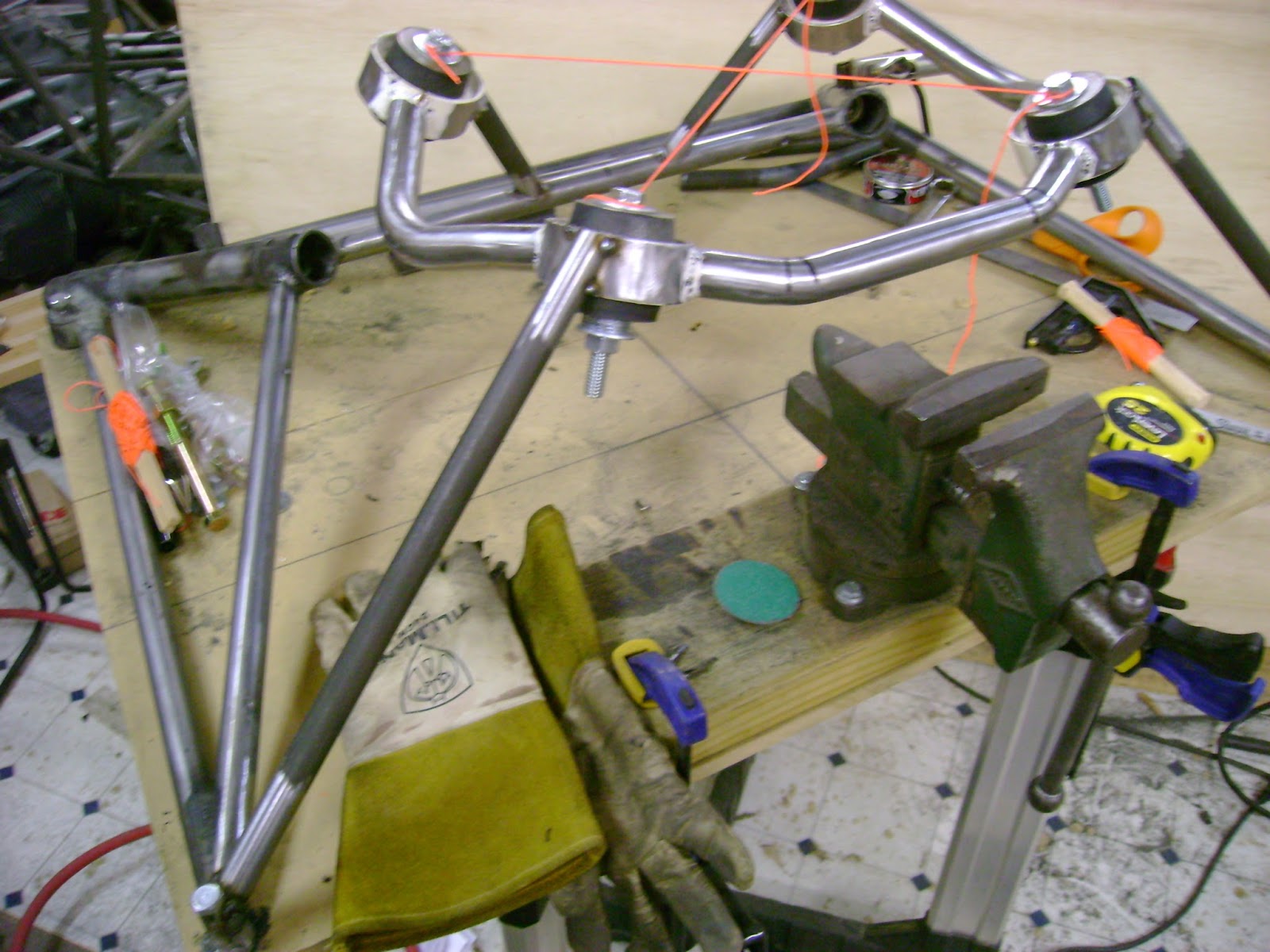 Tailwind Build in Minnesota: Engine mount for dynafocal engine.