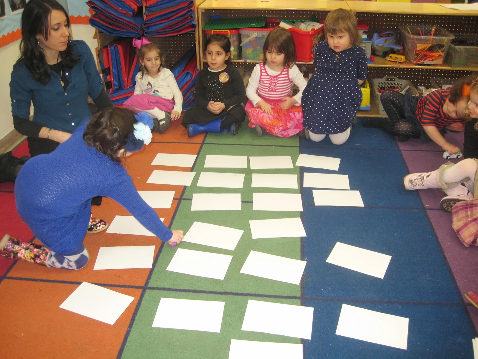 Bnos Menachem Nursery Class 5774: Giant Memory Game