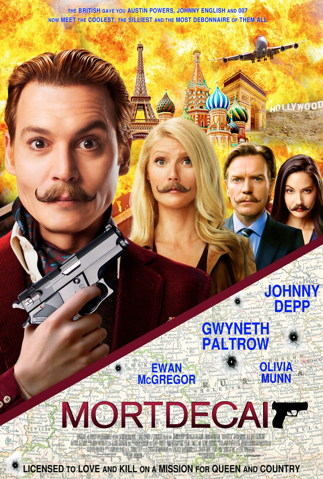 Movie Buff's Reviews: STELLAR CAST IN ACTION COMEDY “MORTDECAI”