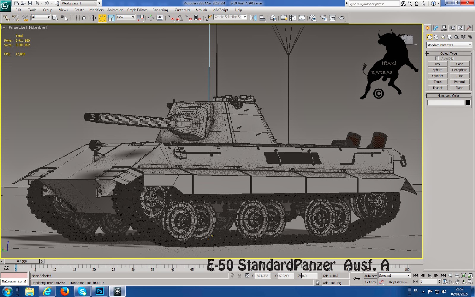 Modelos 3D: E-50 Ausf. A StandardPanzer