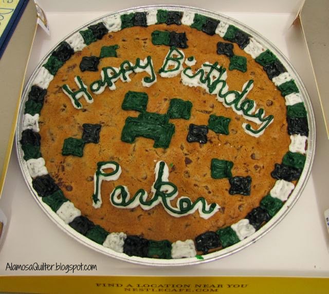 Minecraft Cookie Cake