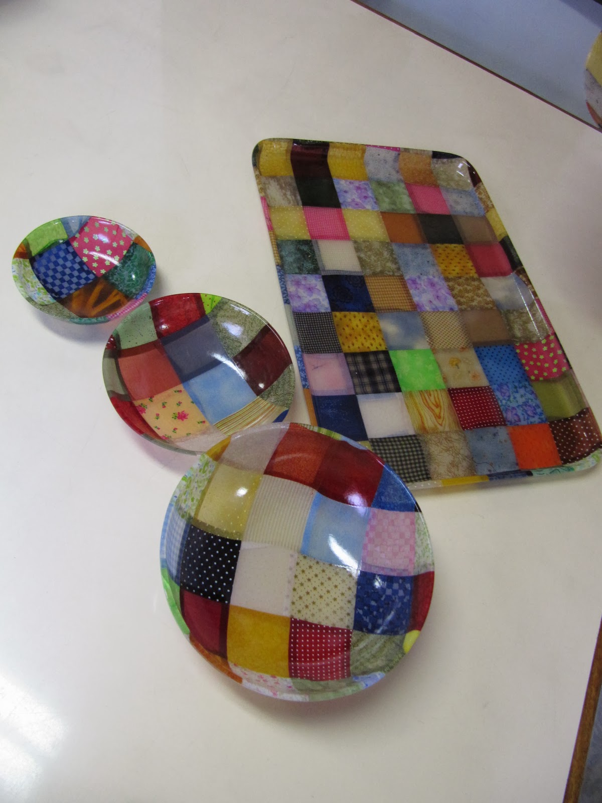 Confraria Do Patchwork: Patchwork na louça...