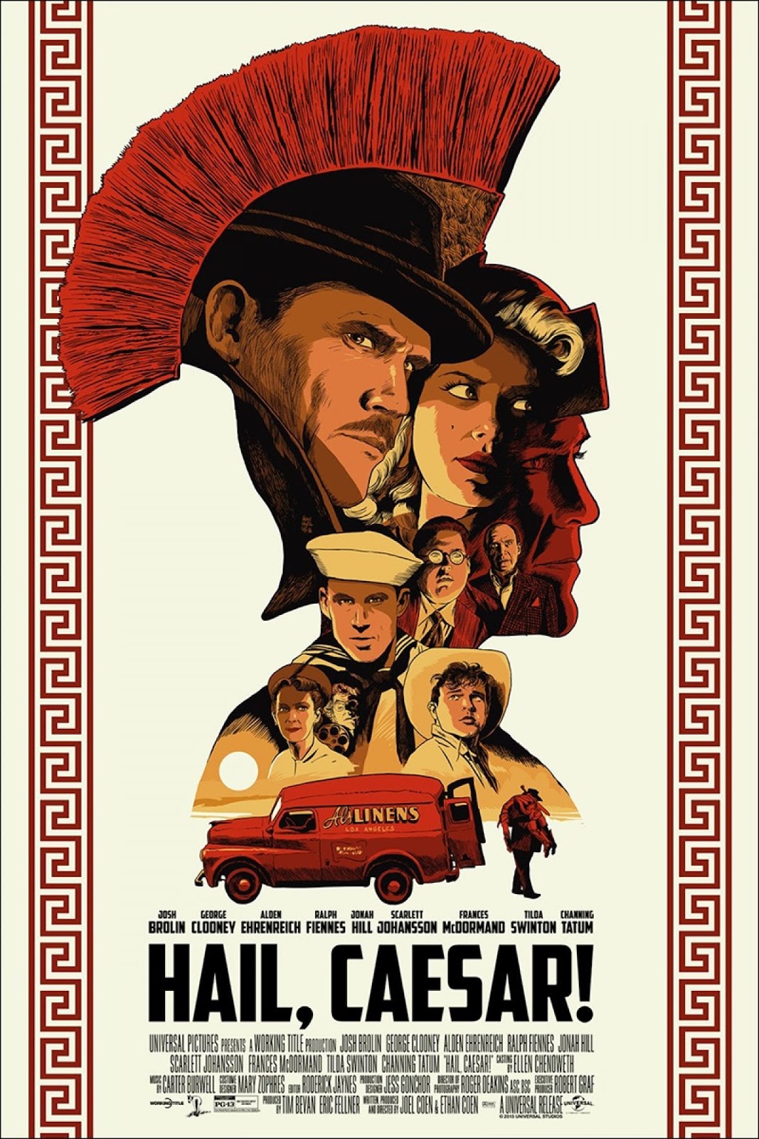 INSIDE THE ROCK POSTER FRAME BLOG: Hail Caesar Posters By Francesco ...