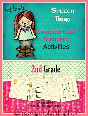 Speech Therapy: All the Common Core Activities you Can Take :)