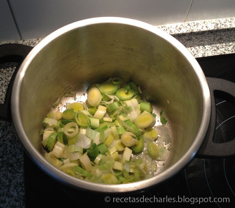 Las recetas de Charles: Sopa de puerros