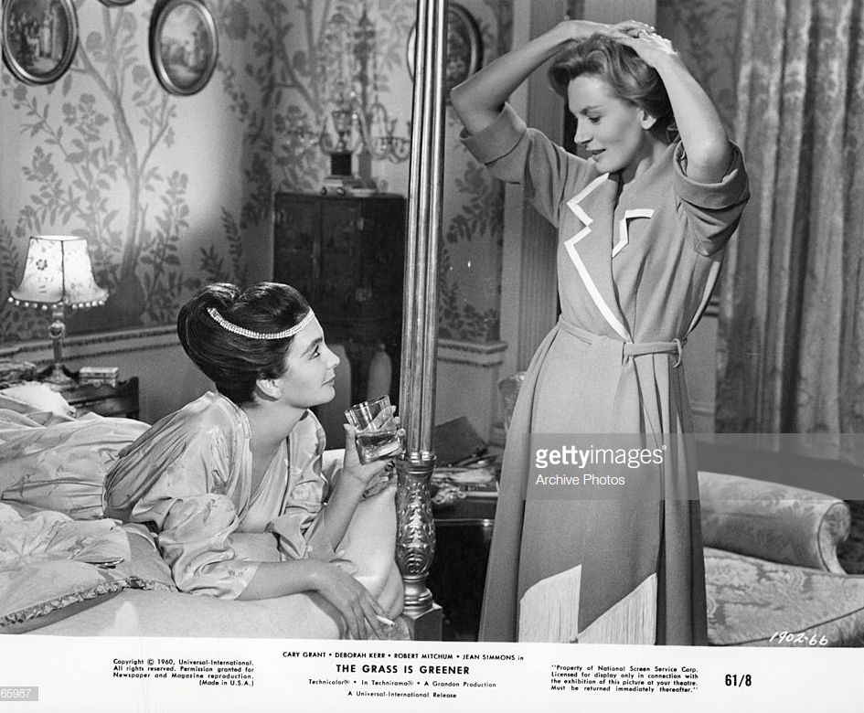 Film Noir Photos: Smoking in Bed: Jean Simmons