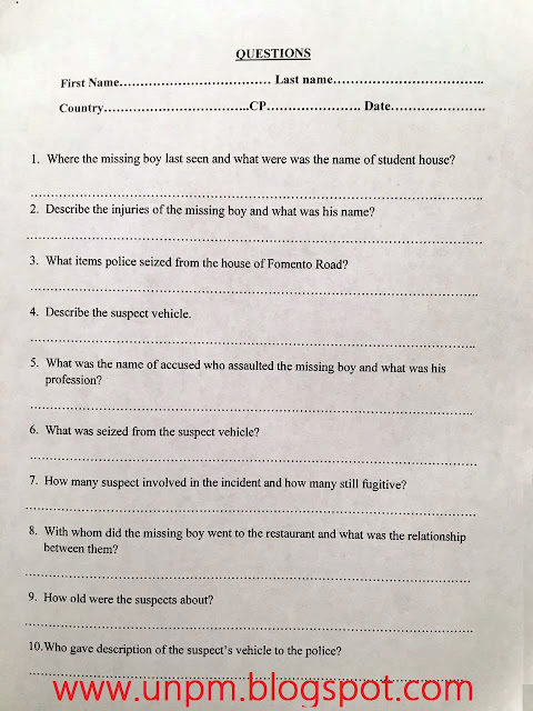 United Nations Peacekeeping Missions: REPORT WRITING FORMAT OF CLA (HOW ...