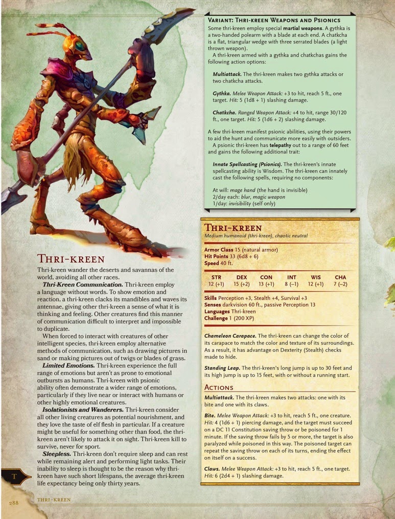 Realms of Chirak: 5th Edition Thri-Kreen