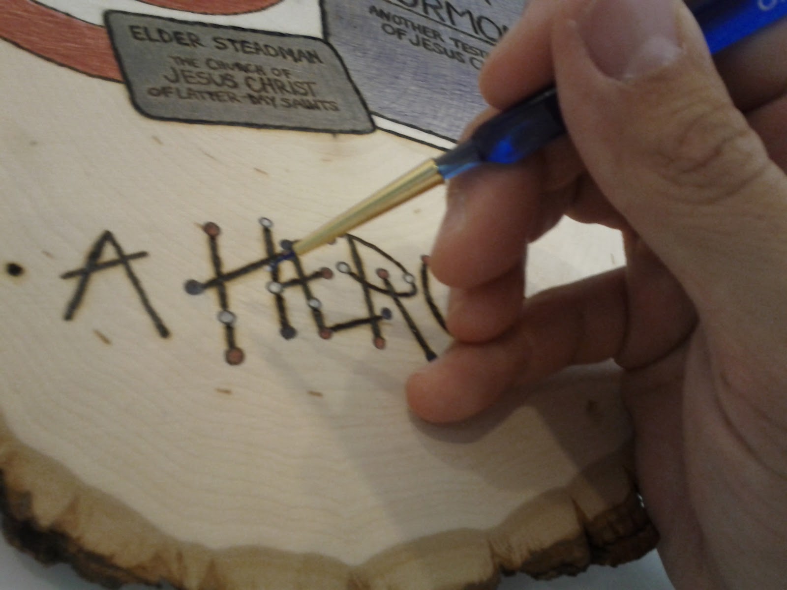 Daisy's Designs: "Hero" Plaque