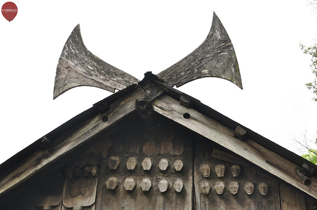 99 red balloons: Traditional Tangkhul Naga house in chingjaroi Village ...