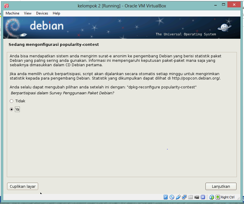 Cara Instalasi Debian 6 di Virtual Box ~ Kendran blog