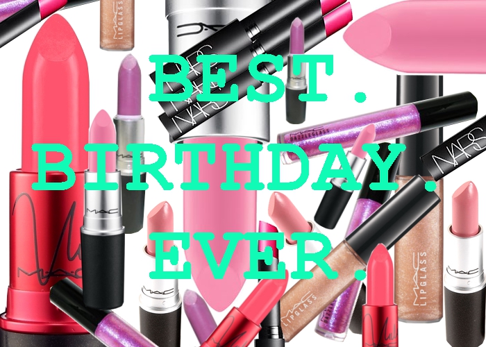 themollycake: best birthday ever: lipstick cake.