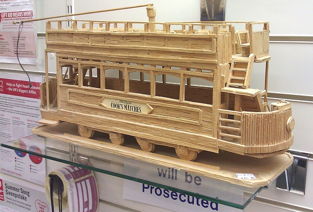Phil's Workbench: Matchstick tramcar
