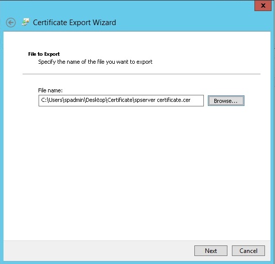 Create Self Signed Certificate