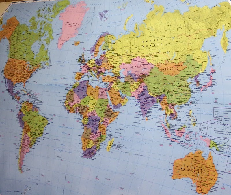 World Map Globe Officeworks - Wayne Baisey
