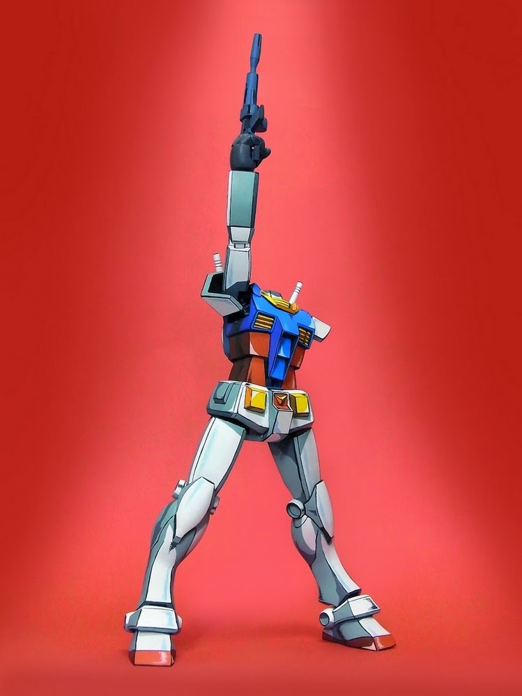 Custom Build: 1/100 RX-78-2 Gundam "Old Style 2D Anime Painting ver."