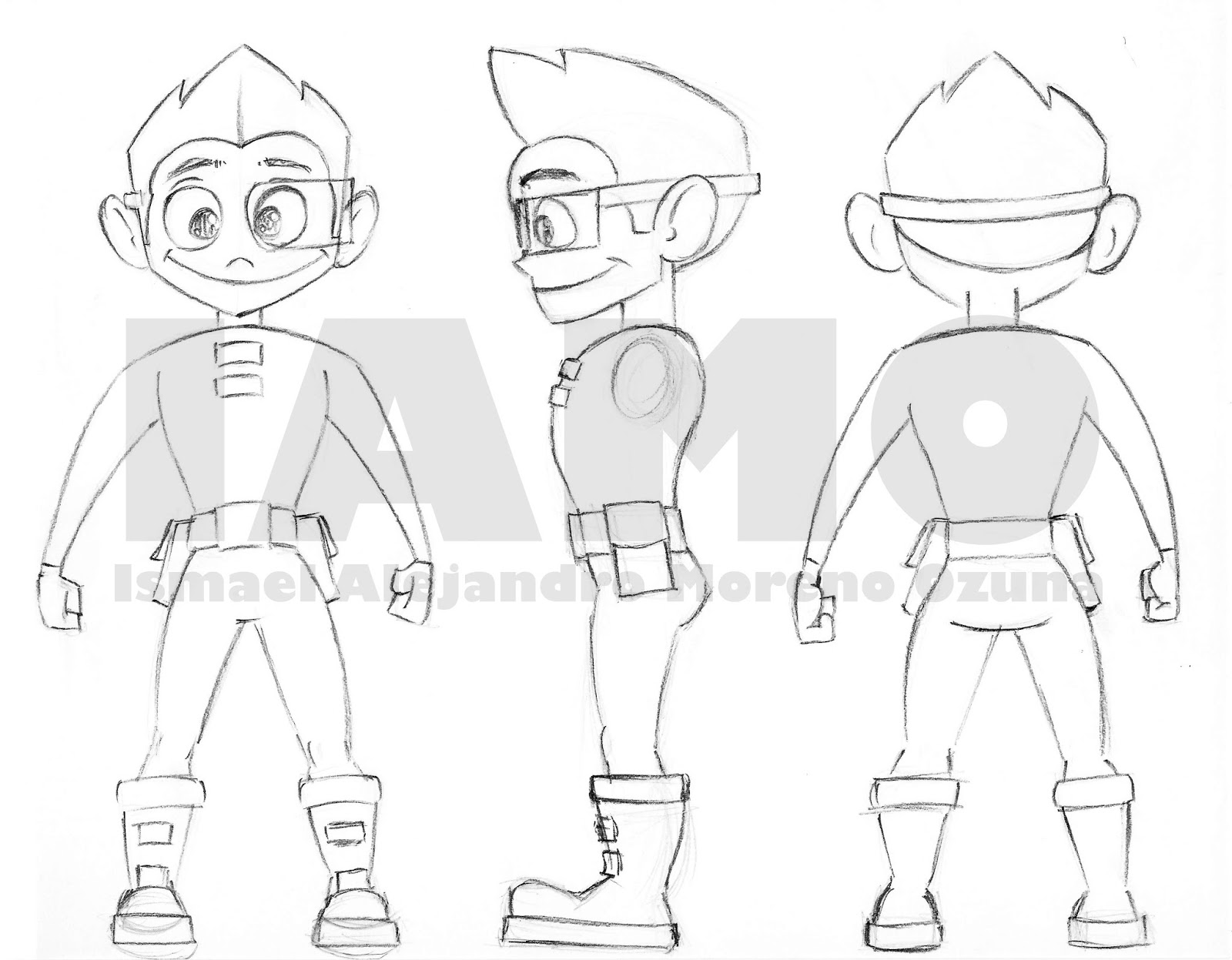 Character design rotation exercise.