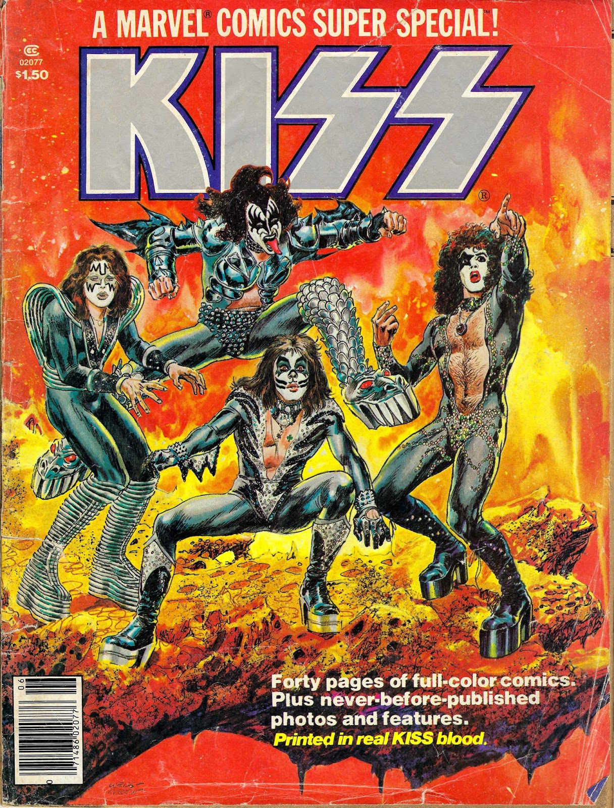 The Paperboy's Archive: KISS Transformed! Marvel Comics Gives the Hard ...