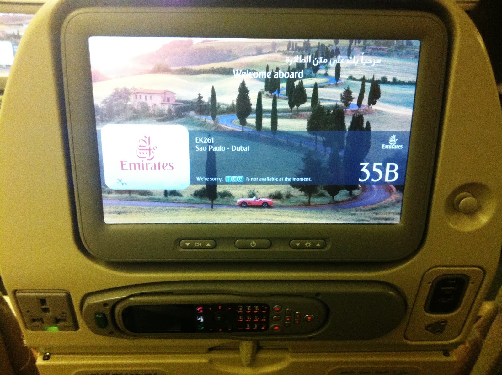 VOO EMIRATES EK 262 - GRU-DXB - Mundo A