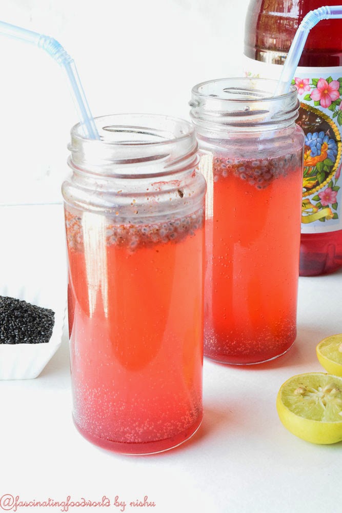 Rose masala spritzer