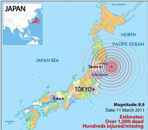 INMIFEE : Case Study { The 2011 Tohoku, Sendai Earthquake In Japan }