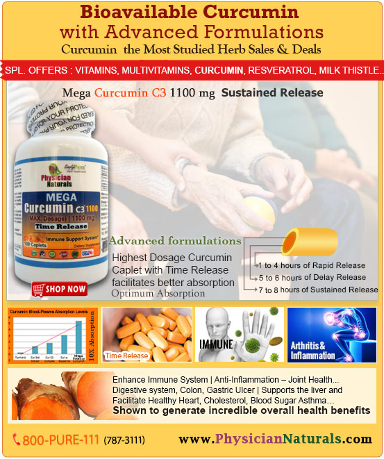 All Natural Herbs, Vitamins, Curcumin And Supplements: Mega Curcumin