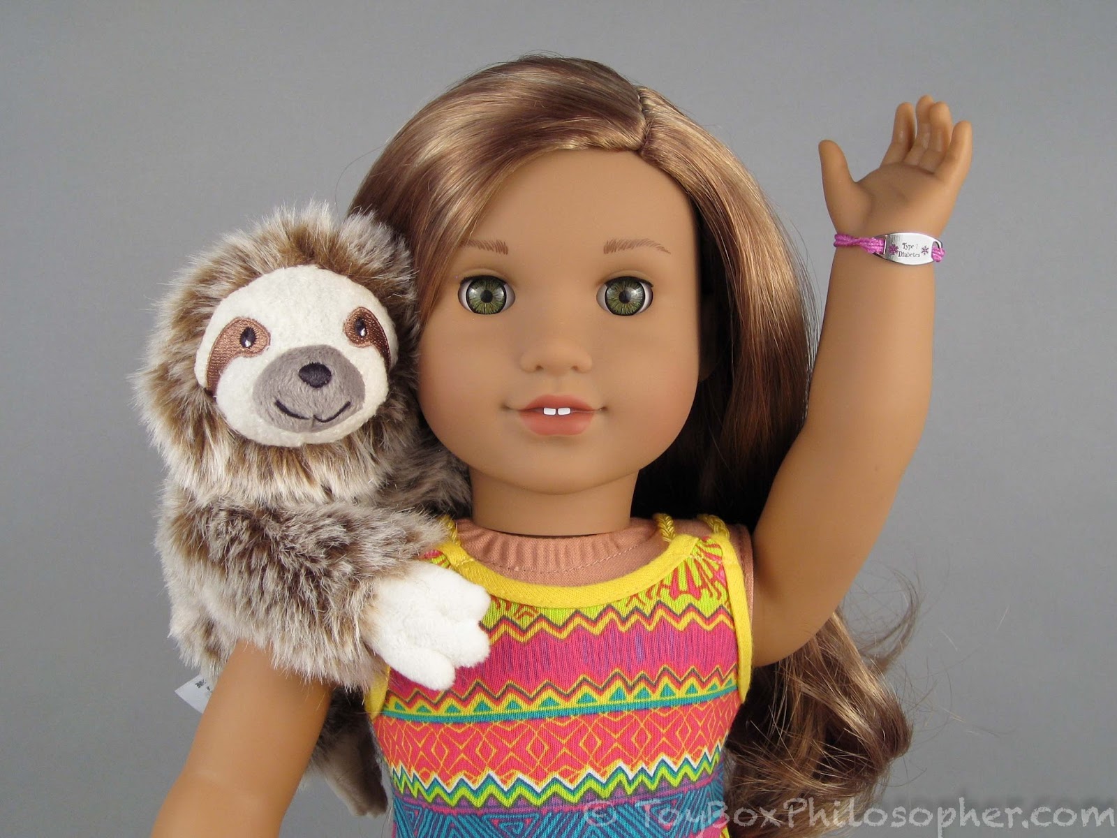 American Girl's "Lea Clark," Sloth and Diabetes Kit | The Toy Box ...